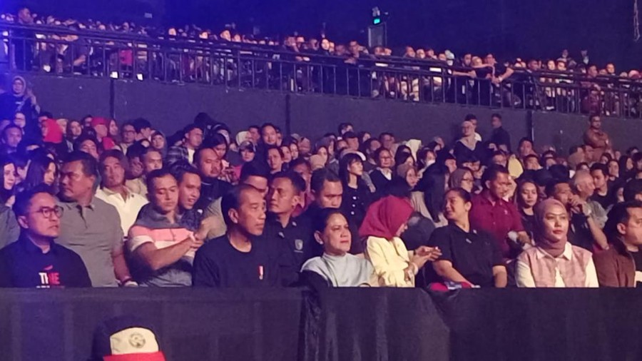 Noah Gelar Konser Terakhir Sebelum Hiatus Jokowi Hadir Didampingi Istri