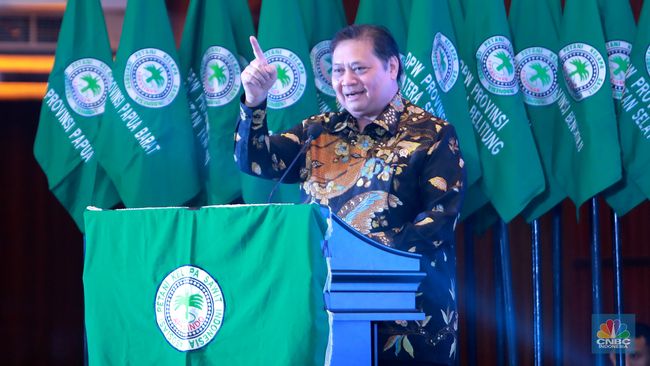 Pidato Lengkap Airlangga di Pertemuan Petani Sawit Nasional