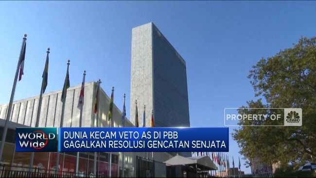 Kecewa! Dunia Kecam Veto AS untuk Gencatan Senjata di Gaza