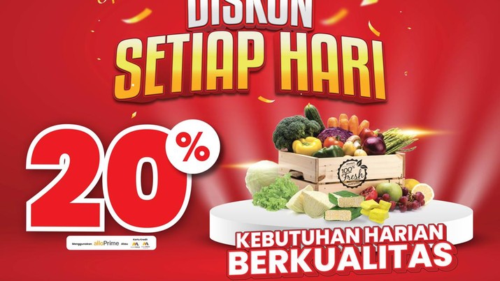 Diskon 20% Tiap Hari di Transmart Barang-Barang Ini