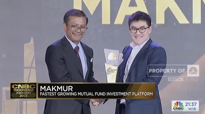 Makmur Raih Penghargaan Fastest Growing Mutual Fund Platform