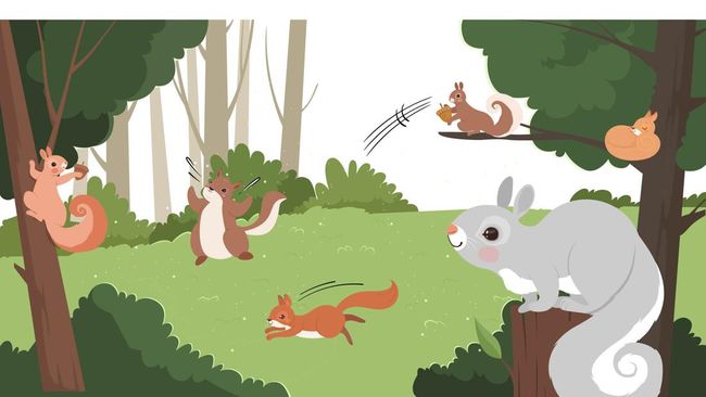 Cerita Fabel: Upi Si Tupai Ceroboh - Foto 1