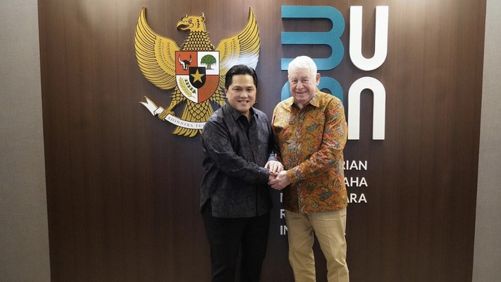 Bos Besar Freeport Temui Erick Thohir, Ada Apa?