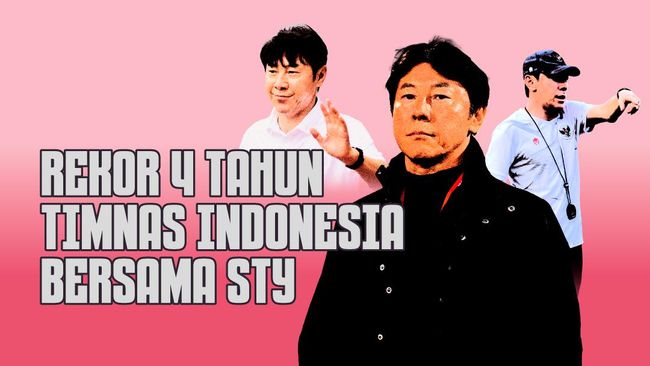 INFOGRAFIS: Rekor 4 Tahun Timnas Indonesia Bersama STY