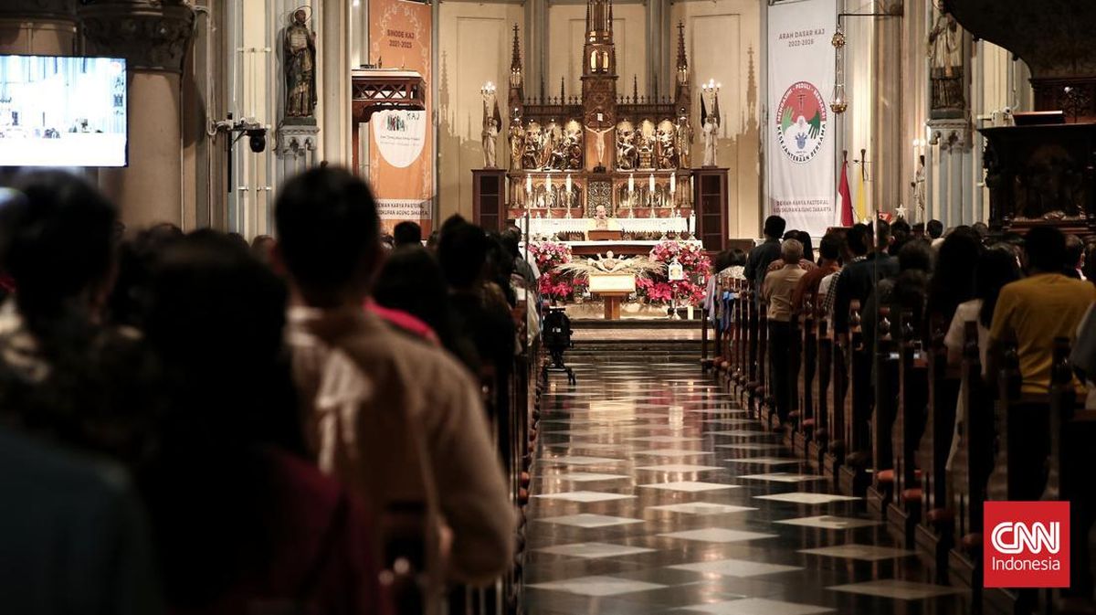 Jadwal Rangkaian Misa Natal 2024 di Gereja Katedral Jakarta
