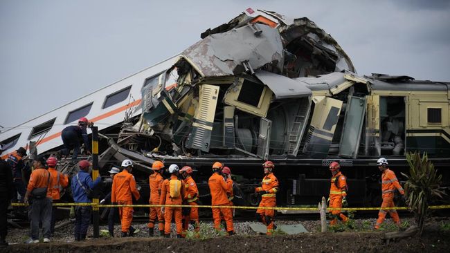 KNKT Masih Kumpulkan Data Penyebab Kecelakaan Kereta di Cicalengka