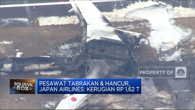 Video: Pesawat Tabrakan & Hancur, Japan Airlines Rugi Rp1,62 T