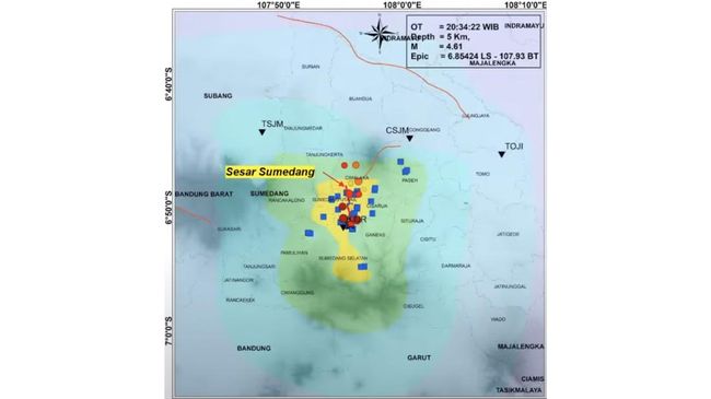 Fakta Terbaru Sesar Sumedang, Panjang Sampai 7 Km