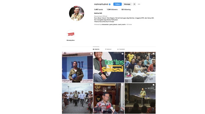IG Mahfud MD Tiba-Tiba Posting Video Tentara Israel