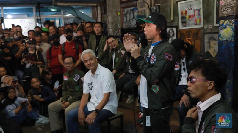 Salam Metal, Slank Deklarasi Dukung Ganjar-Mahfud di Pilpres 2024