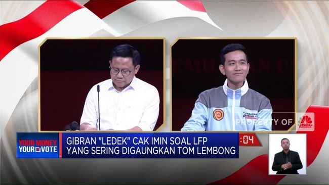 Video:Gibran Ledek Cak Imin Soal LFP Yang Sering Disebut Tom Lembong