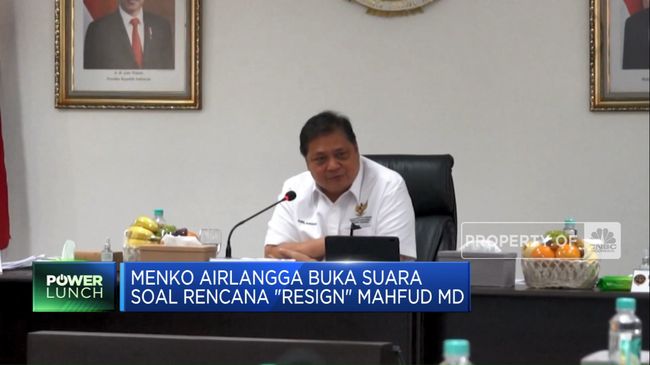Video: Menko Airlangga Buka Suara Soal Rencana Resign Mahfud MD