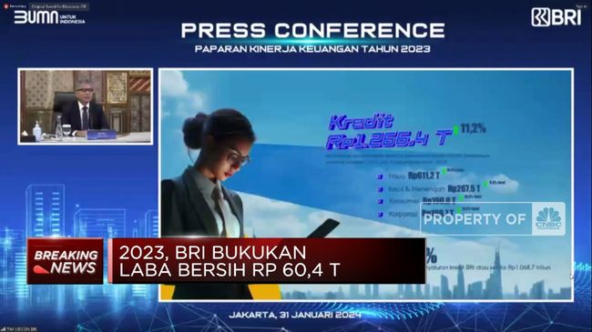 Video: Top! BRI Cetak Laba Bersih Rp 60,4 Triliun di 2023