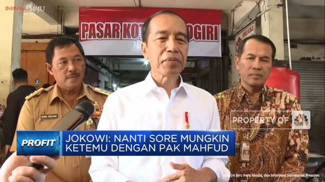 Video: Jokowi Respons Pengunduran Diri Mahfud MD: Itu Haknya!