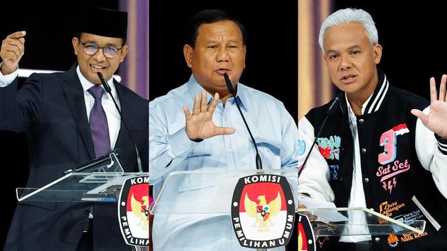 Menilik Kostum Serba Kompak Para Paslon selama Debat Pilpres 2024