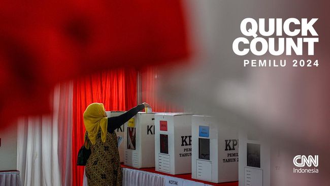 Hasil Akhir Quick Count Pilpres Versi LSI Denny JA Seluruh Indonesia