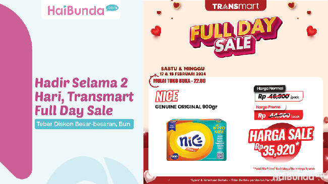 Hadir Selama 2 Hari, Transmart Full Day Sale Tebar Diskon Besar-besaran, Bun