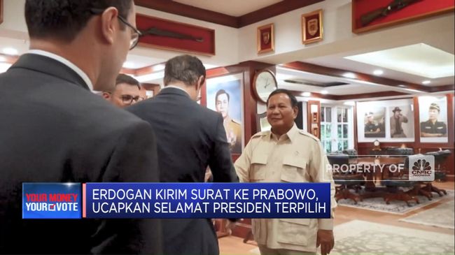 Video: Kirim Surat Ke Prabowo, Erdogan Ucapkan Selamat