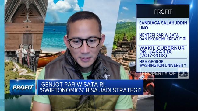 Video: Sandiaga Uno Akui Swiftonomics Penting Bagi Pariwisata RI