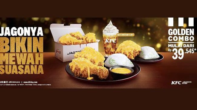 Nikmatnya KFC Golden Chicken Dengan Baluran Keju Khas Italia