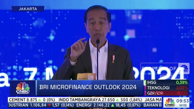 Pamer Pemerintah Pro UMKM, Jokowi: Subsidi KUR Bisa Bikin 40 Waduk