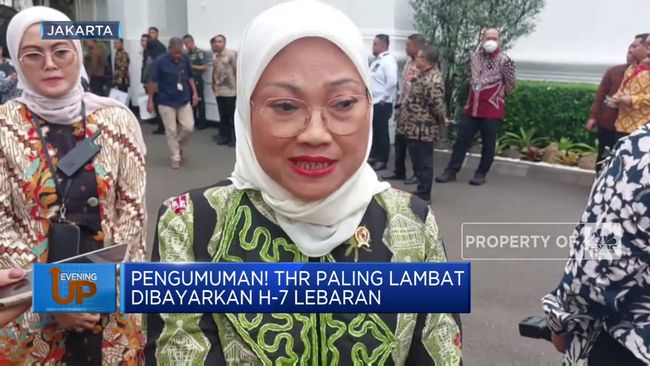 Video: Pengumuman! THR Paling Lambat Dibayarkan H-7 Lebaran
