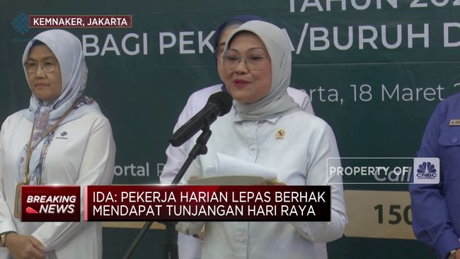 Menaker Ida Keluarkan Aturan THR 2024, Perintahkan 4 Hal Ini
