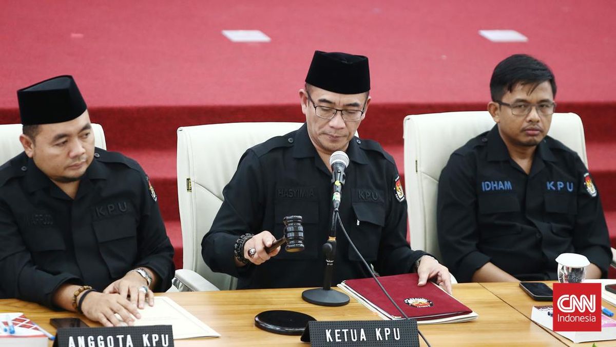 FOTO: Momen KPU Umumkan Hasil Pemilu 2024