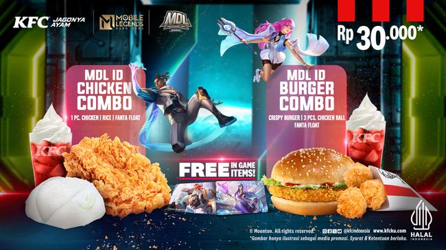 KFC Lanjutkan Kemitraan Dengan Mobile Legend Di MDL Season 9
