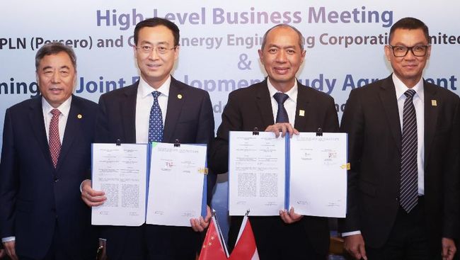 PLN Indonesia Power & China Energy Bakal Kaji Energi Hijau di Sulawesi