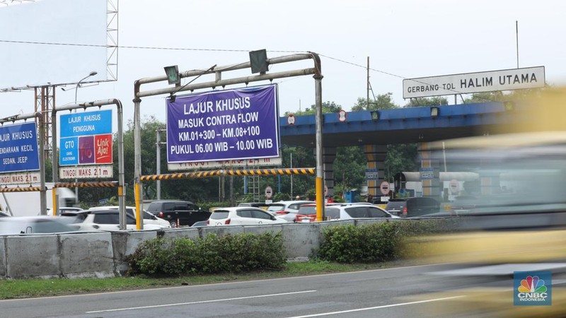 Penampakan Terbaru Pasca Kecelakaan Beruntun di Gerbang Tol Halim