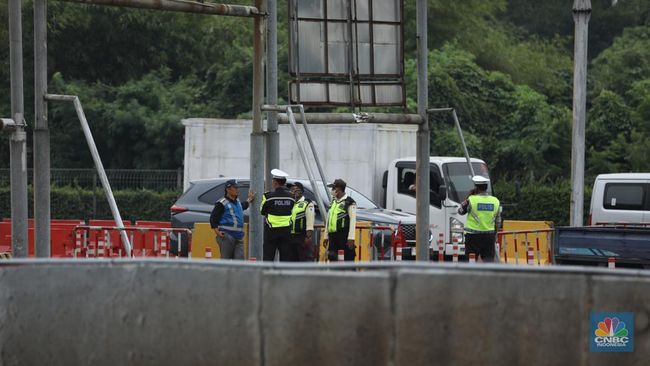 Penampakan Terbaru Pasca Kecelakaan Beruntun di Gerbang Tol Halim