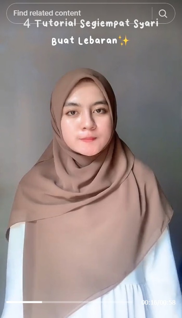 5 Tutorial Hijab Menutup Dada saat Lebaran, Elegan dan Tetap Modis!