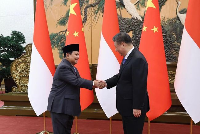 Momen Bersejarah Pertemuan Prabowo dan Xi Jinping di China