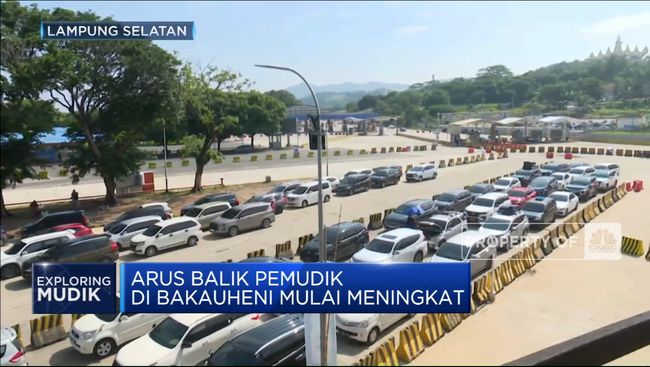 Video: Arus Balik Pemudik di Bakauheni Mulai Meningkat
