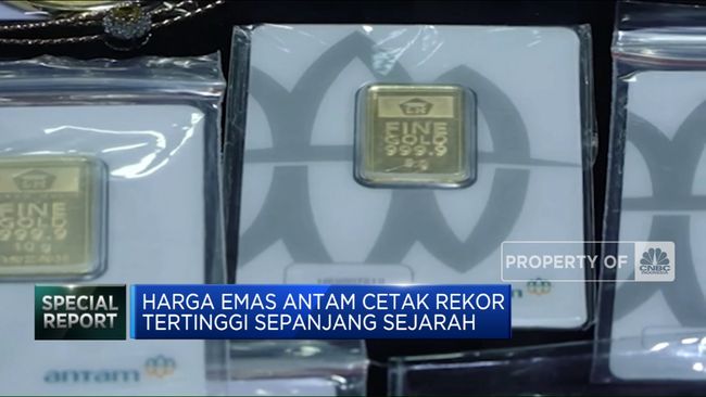 Video: Harga Emas Antam Cetak Rekor Tertinggi Sepanjang Sejarah