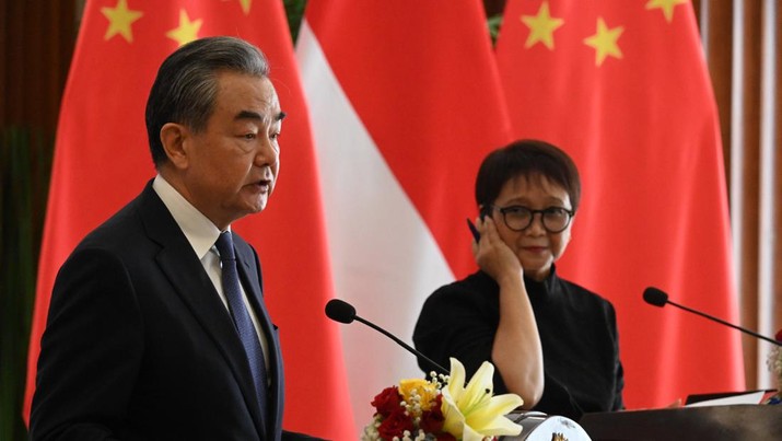 Menlu China Wang Yi Sindir Habis AS di Depan Menlu Retno, Ada Apa?