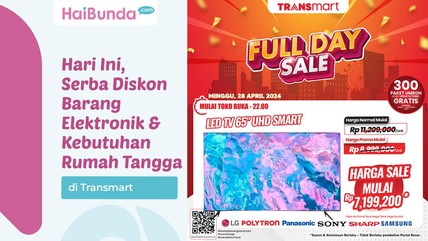 Hari Ini! Transmart Full Day Sale Pesta Diskon Produk Rumah Tangga ...