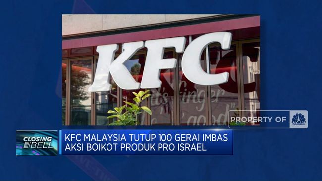 Video: KFC Malaysia Tutup 100 Gerai Imbas Boikot Produk Pro Israel