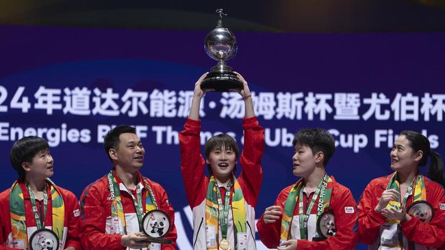 China Kalahkan Indonesia, Ini 5 Negara Juara Uber Cup Terbanyak ...