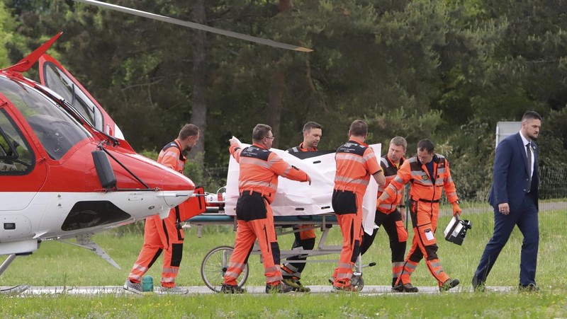 Potret Detik-detik PM Slovakia Robert Fico Ditembak dengan Brutal