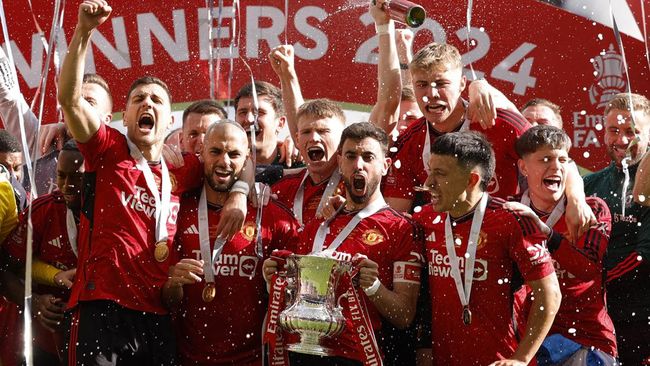 Daftar Juara Piala FA: MU 13 Gelar, Arsenal Masih Jadi Raja
