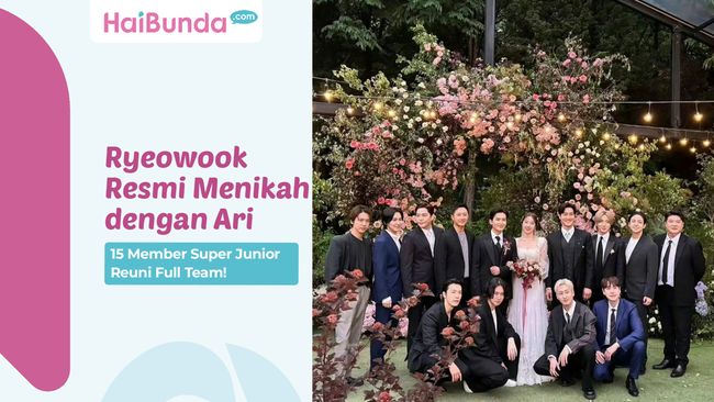 Ryeowook Resmi Menikah dengan Ari, 15 Member Super Junior Reuni Full Team!