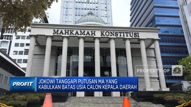 Jokowi Tanggapi Putusan MA Kabulkan Batas Usia Calon Kepala Daerah