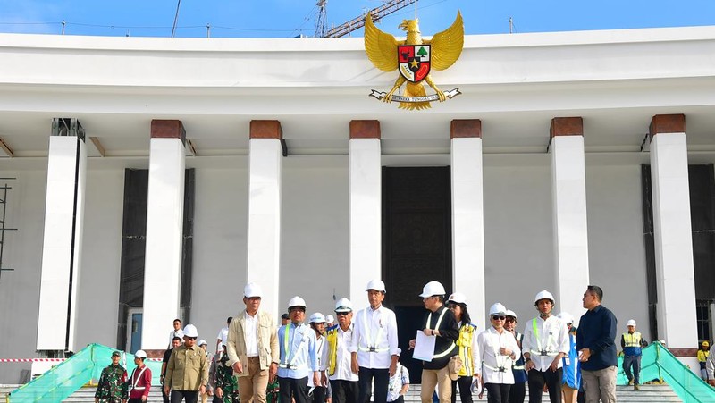 Megah! Ini Penampakan Istana Presiden di IKN Tempat Jokowi Ngantor