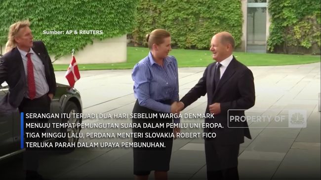 Video: PM Denmark Diserang di Pusat Kopenhagen, Seorang Pria Ditangkap