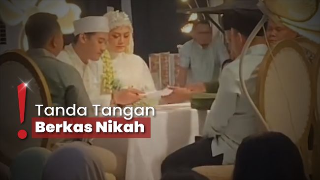 Digelar Tertutup, Momen Akad Nikah Happy Asmara & Gilga Sahid Terungkap