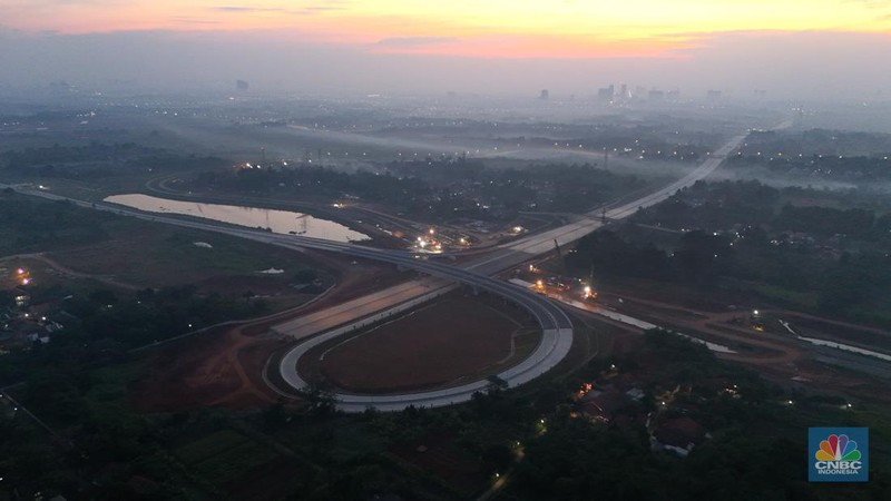 Mau Beroperasi, Ini Penampakan Tol Pembelah Tangerang dan Tangsel