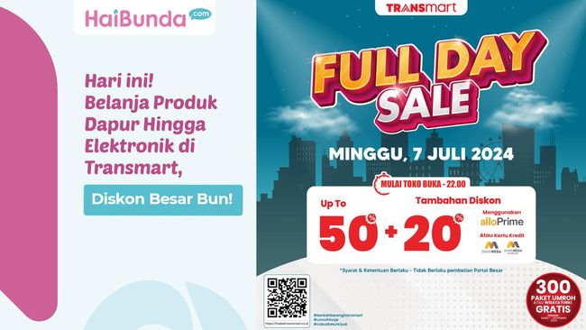 Hari ini! Belanja Produk Dapur Hingga Elektronik di Transmart, Diskon ...