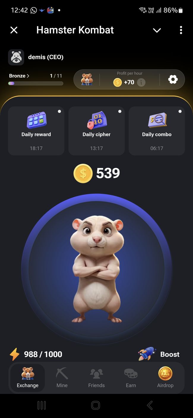 Semua Main Hamster Kombat di Telegram, CEO Sampai Kaget
